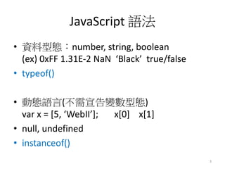 Java script | PPTX