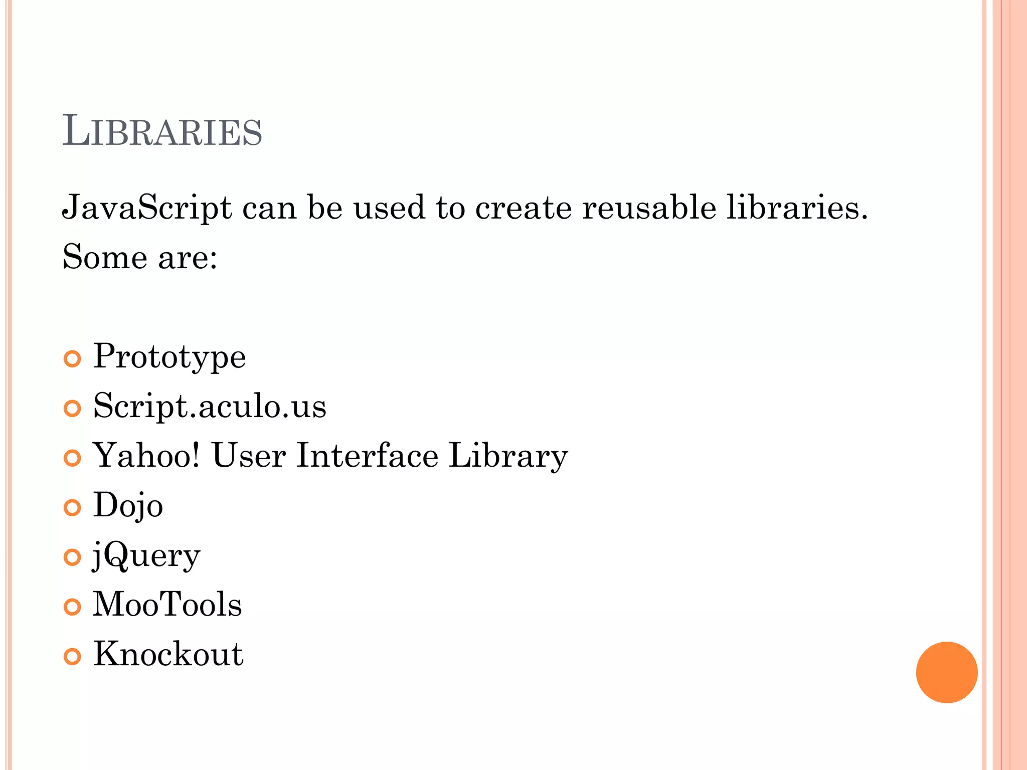 JavaScript - An Introduction | PPT