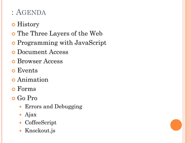 JavaScript - An Introduction | PPT | Web Development | Internet
