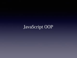 Javascript OOP | PPT