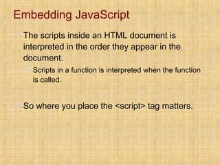 Javascript | PPT