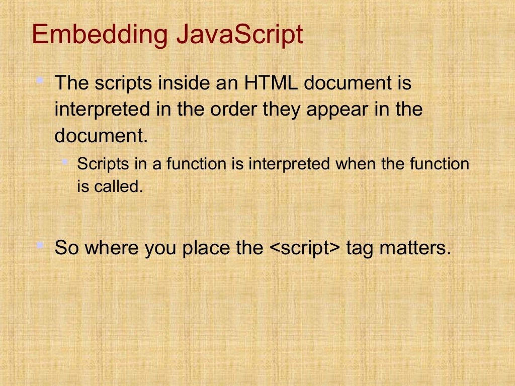 Javascript