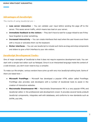 Infographic Tutorialspoint Javascript