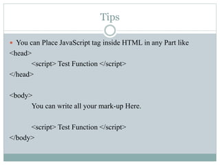 Java script | PPT