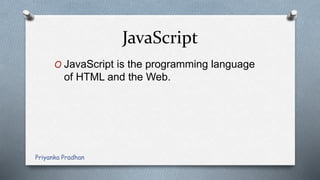 Javascript | PPT