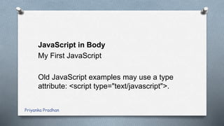 Javascript | PPT