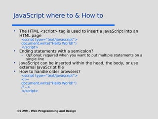 Java script | PPT