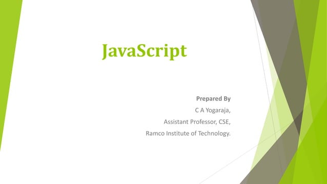 Java script | PPT