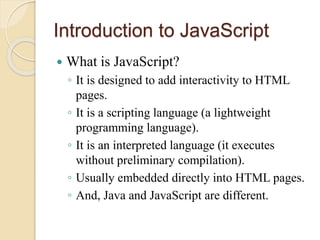 Java script | PPT