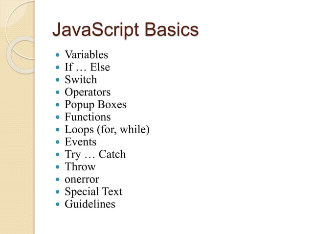 Java script | PPT