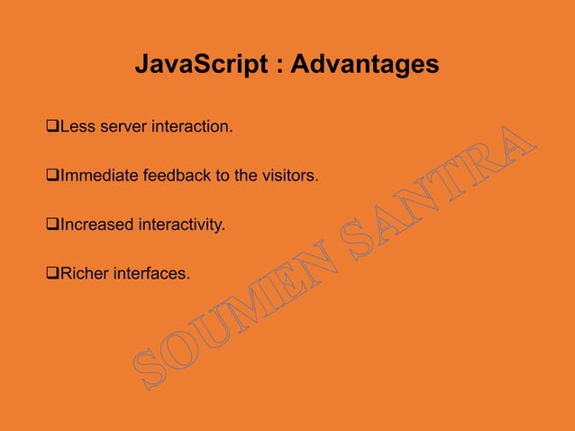 JavaScript with Syntax & Implementation | PPTX