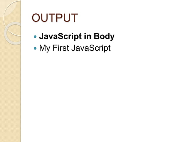 Java Script | PPT