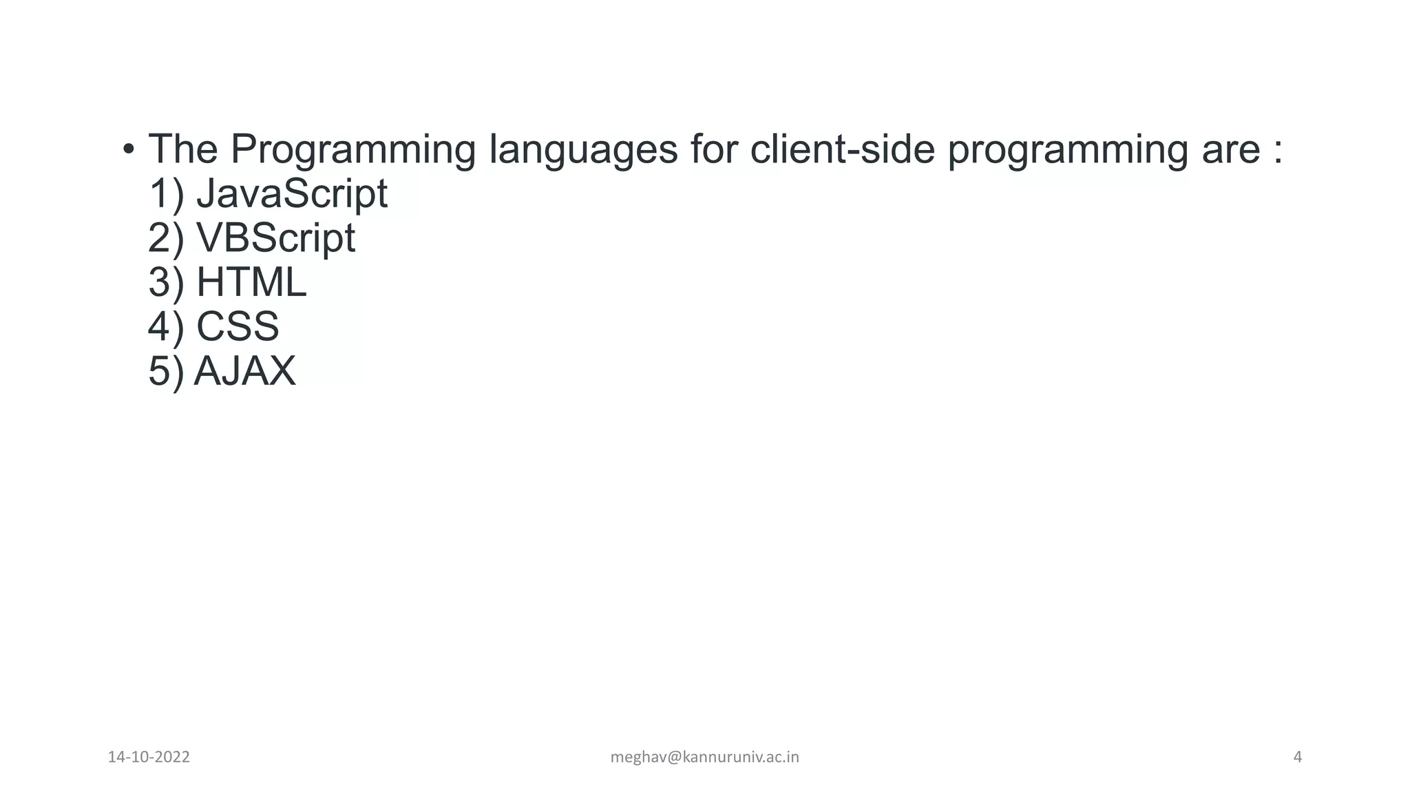 Introduction To Javascript Ppt