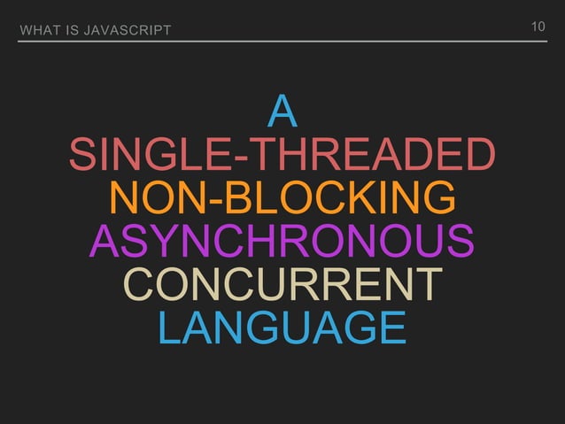 You Don't Know Javascript | PPT