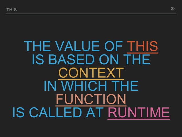 You Don't Know Javascript | PPT