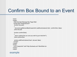 JavaScript: Ajax & DOM Manipulation | PPT