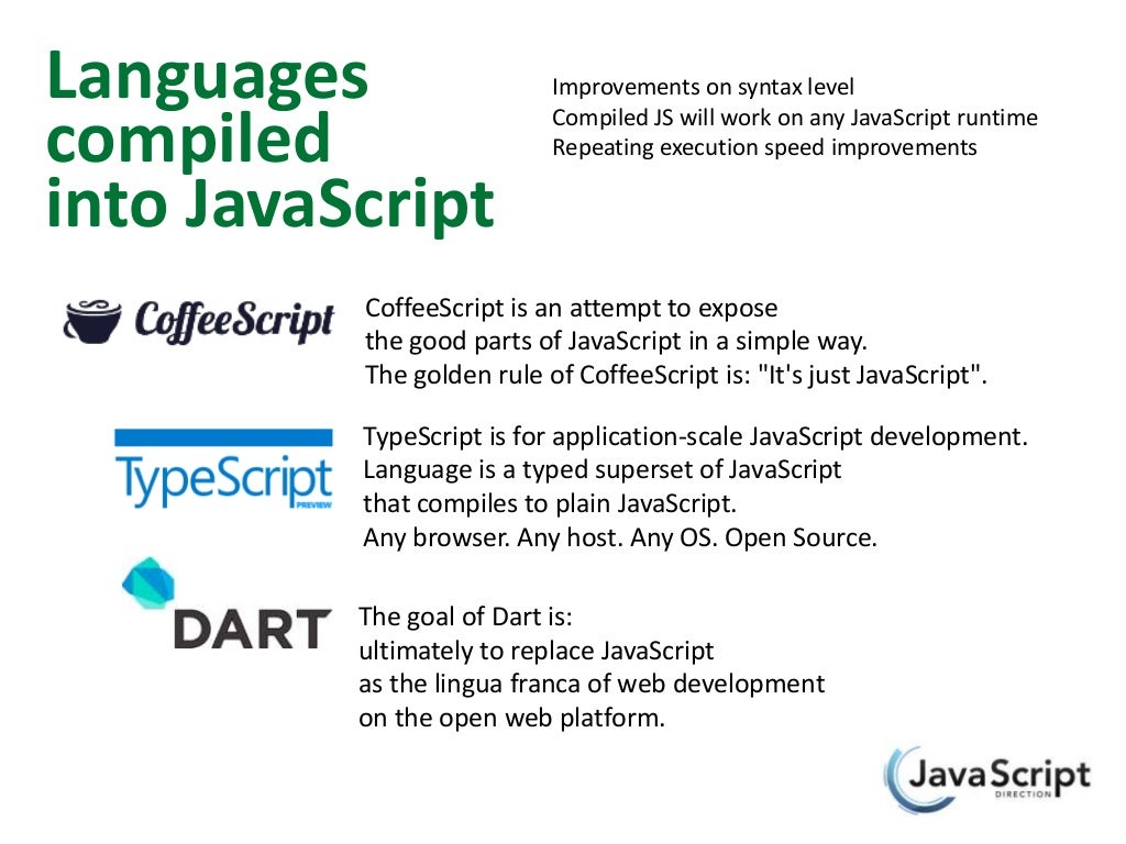 Languages Improvements on syntax levelcompiled