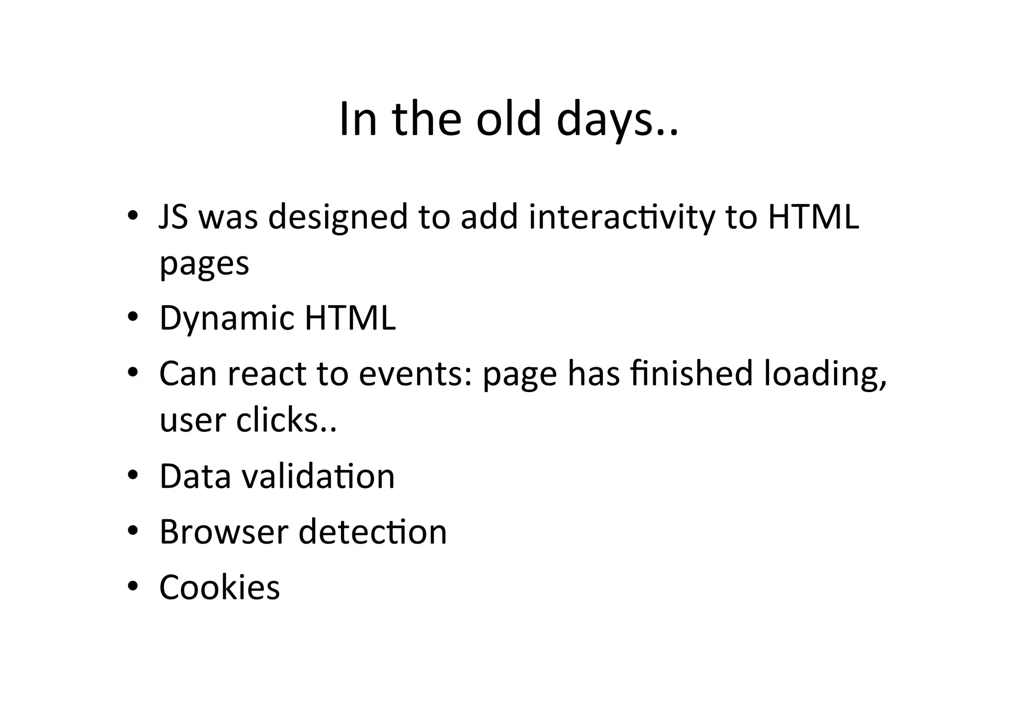 Introduction To Javascript Ppt