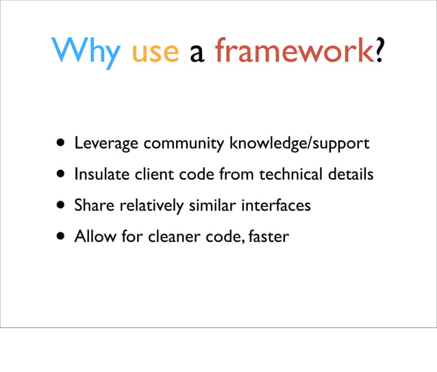 Javascript Framework Roundup FYB | PPT