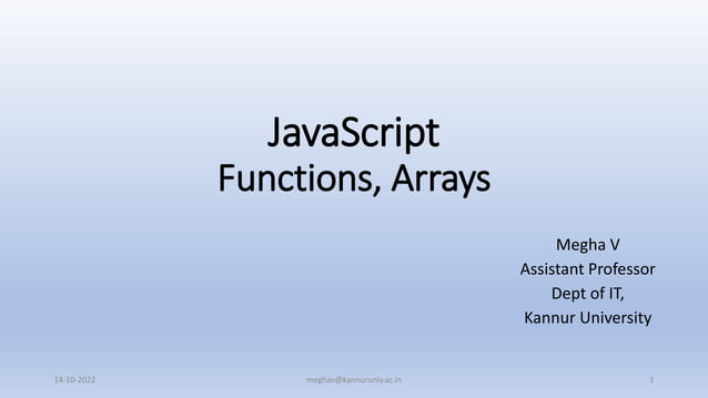 JavaScript- Functions and arrays.pptx