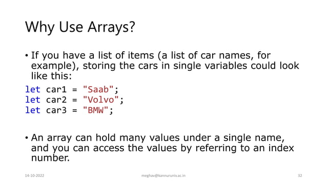 JavaScript- Functions and arrays.pptx