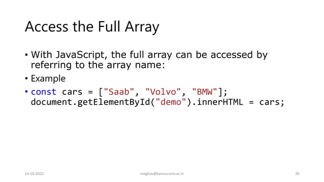 JavaScript- Functions and arrays.pptx