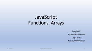 JavaScript- Functions and arrays.pptx