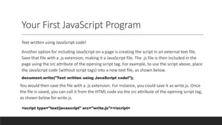 JavaScript - Getting Started.pptx