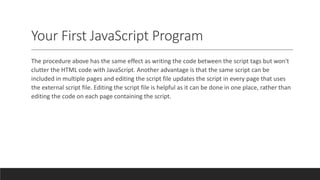 JavaScript - Getting Started.pptx