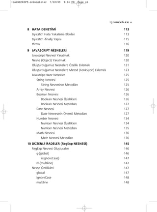 +Javascript Icindekiler | PDF
