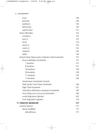+Javascript Icindekiler | PDF