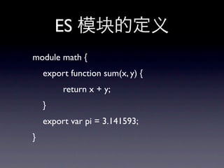 a glance of Javascript module | KEY | Web Development | Internet
