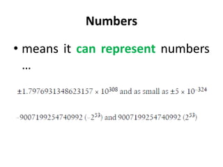 Javascript - Numbers | PPTX | Programming Languages | Computing