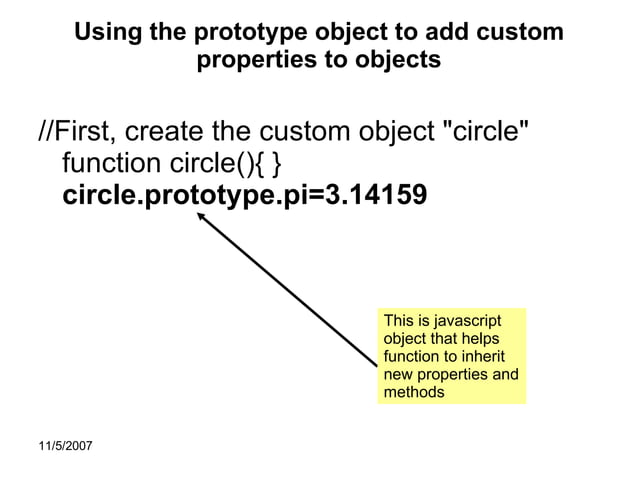 Javascript Oop Ppt 