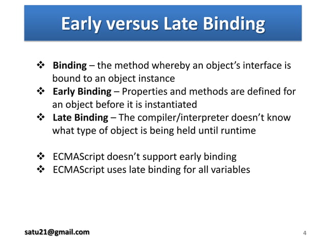 JavaScript – Object Basics By Satyen | PPTX