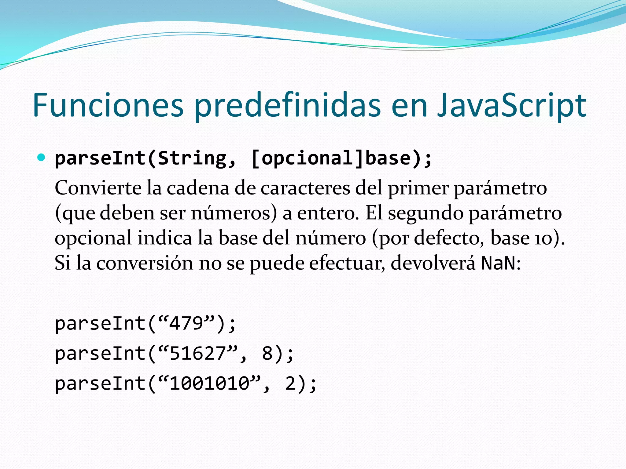 Presentación JavaScript | PPTX