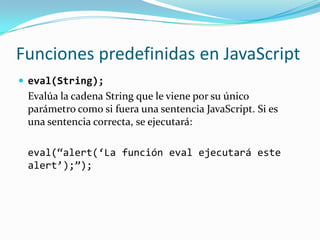 Presentación JavaScript | PPTX