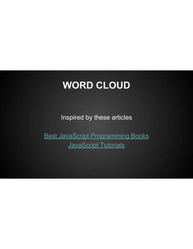 Java script programming expressed in word clouds | PDF