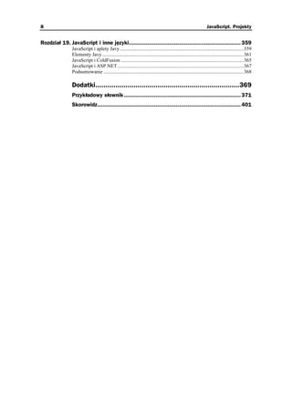 JavaScript. Projekty | PDF