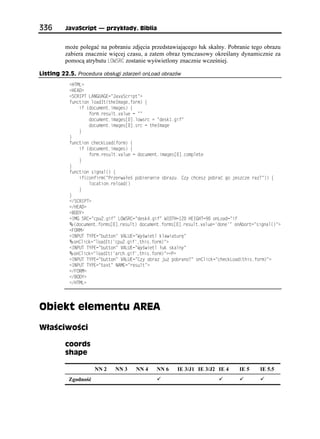 JavaScript - przykłady. Biblia | PDF