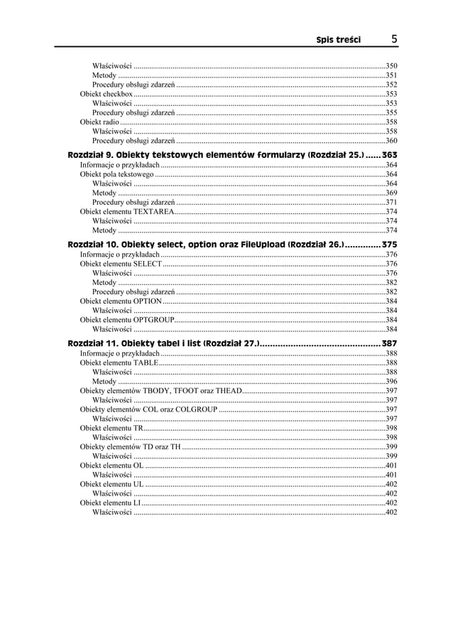 JavaScript - przykłady. Biblia | PDF