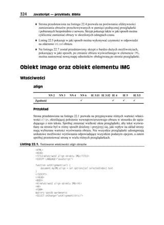 JavaScript - przykłady. Biblia | PDF