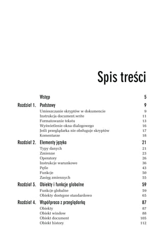 JavaScript. Ćwiczenia praktyczne. Wydanie II | PDF | Web Development ...
