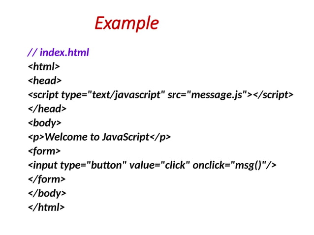 Introduction to JAVA SCRIPT USING HTML and CSS | PPT