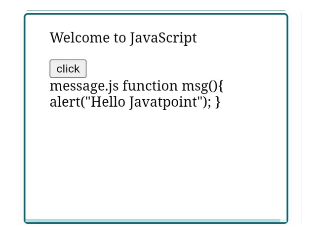 Introduction To Java Script Using Html And Css Ppt