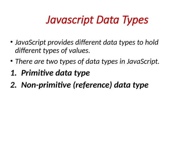 Introduction To Java Script Using Html And Css Ppt