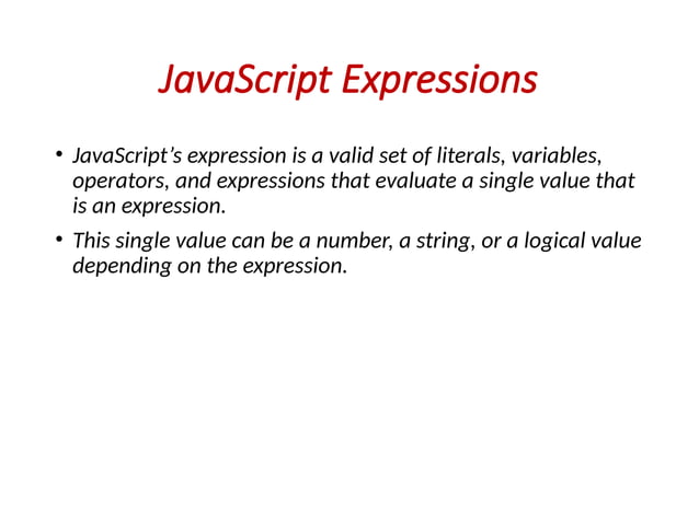 Introduction To Java Script Using Html And Css Ppt