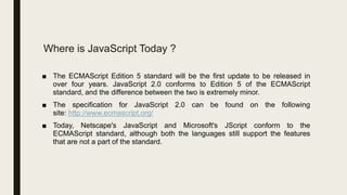 Javascript 01 (js) | PPT