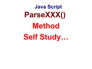 JavaScript - Part-1 | PPT