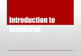 Java script | PPT
